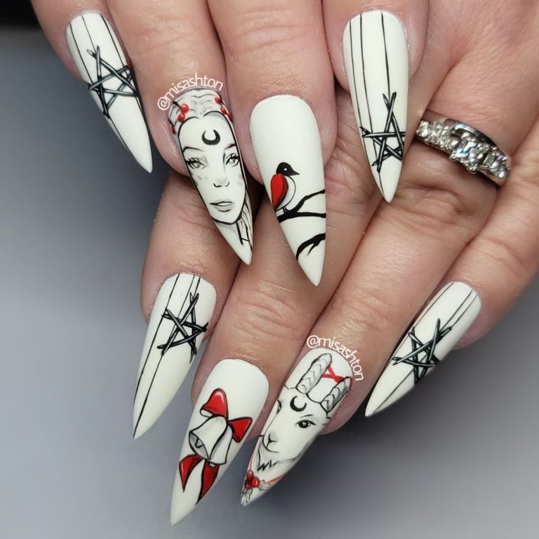 40 Cute & Trendy White Nail Art Designs You'll Obsess Over!